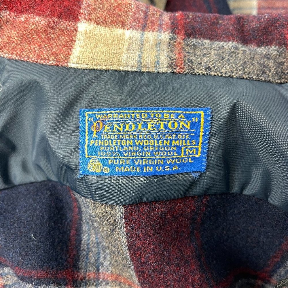 Pendleton Usa Made Plaid Vintage Board Shirt Medium M… - Gem